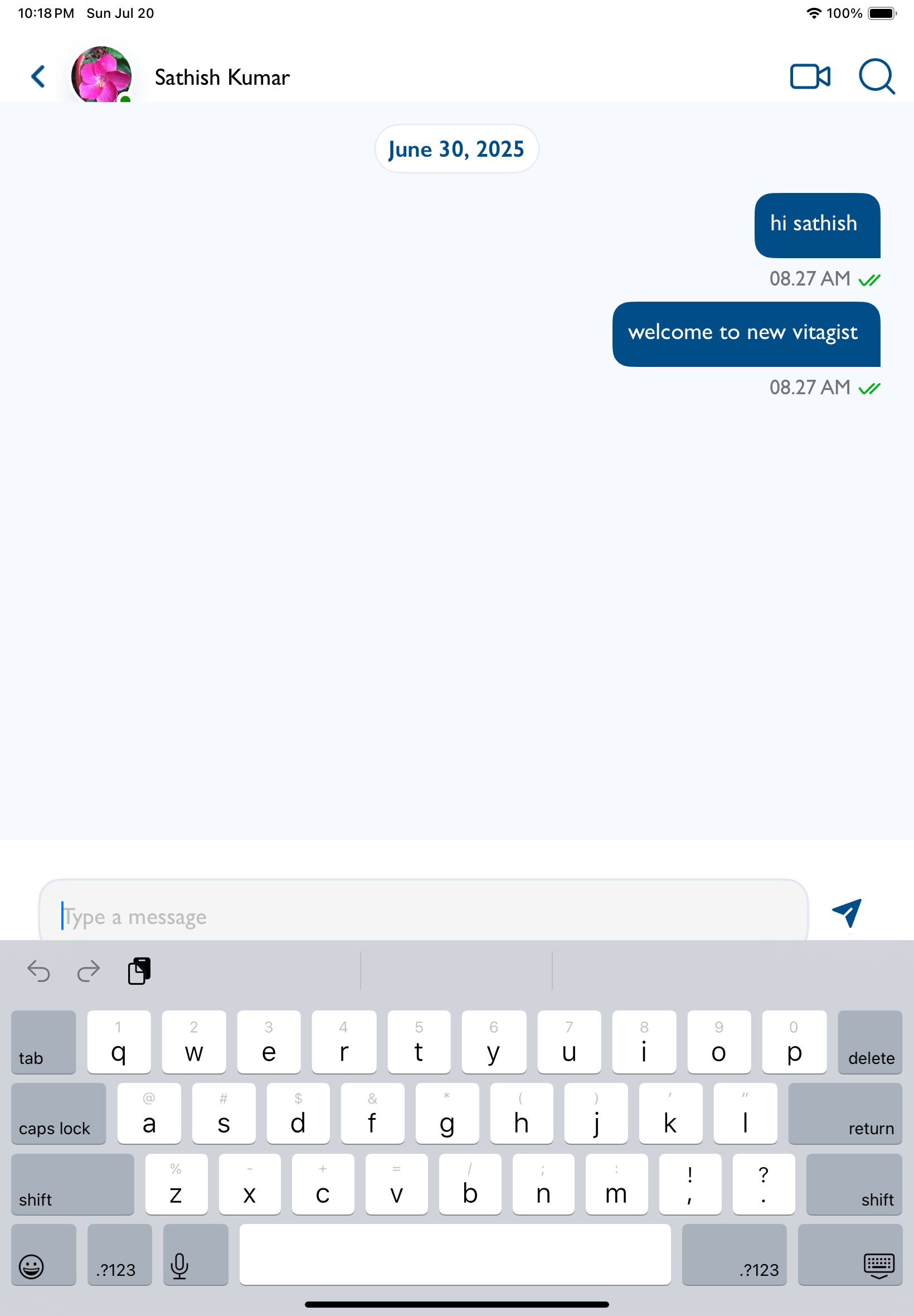 Bug #5095: Connection (Chat): The Typed text are not showing in during the first chat ...